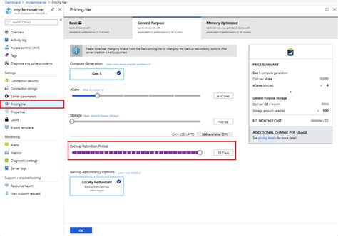 backup and restore azure portal azure database for mariadb microsoft learn