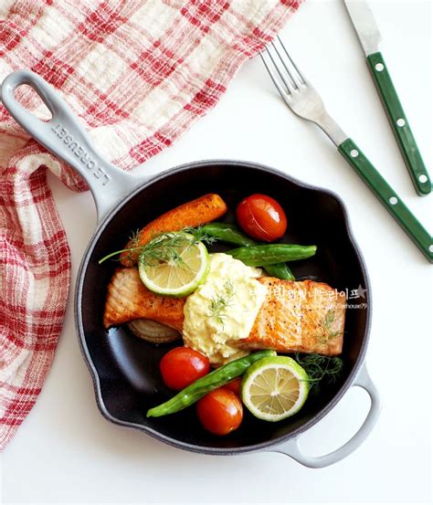 연어 스테이크 만들기 연어구이 타르타르소스 만들기 네이버 블로그