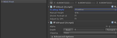 Unity Android Ngui Components Shows Smaller On The Build Version Than