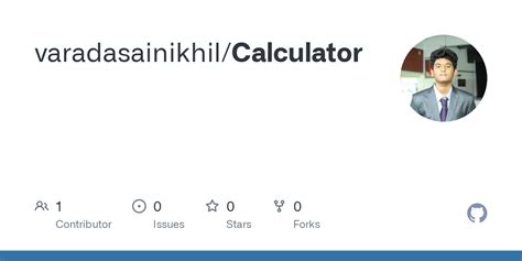GitHub Varadasainikhil Calculator