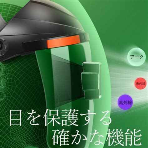 【楽天市場】溶接マスク 自動遮光溶接面 遮光面 溶接面 ソーラー 軽量 溶接ヘルメット 自動 太陽光発電 高精細 目の保護 広い視野 落下防止 断熱性 安全 遮光 溶接 高速 自動遮光 アーク