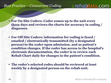 Ppt Coding Guidelines And Best Practices For Inpatient Rehabilitation