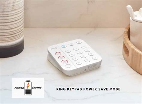 Ring Keypad Power Save Mode For Battery Saving DIY Smart Home Hub