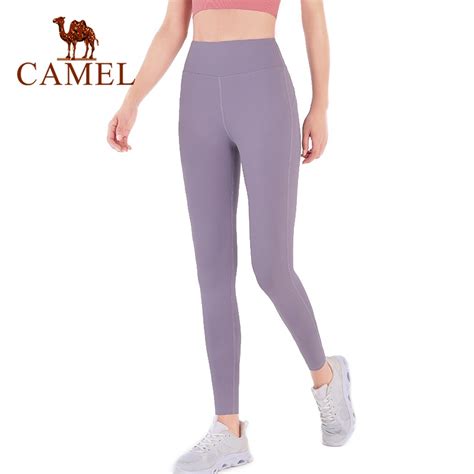 Camel Sports Pants Womens Outer Wear Yoga Pants Tight Running Pants