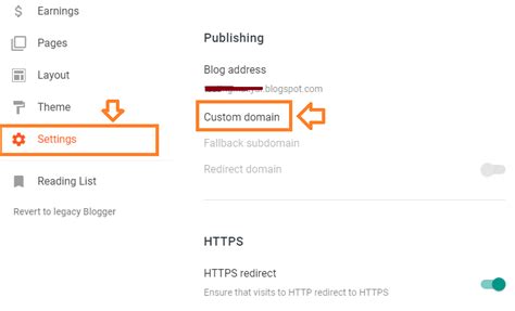How To Redirect Blogspot To Custom Domain Set Up A Third Party Url