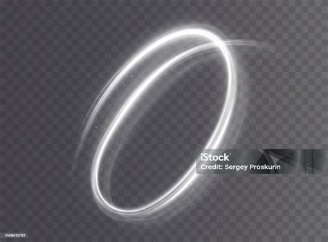 밝은 흰색 돌리기 흰색 선의 곡선 조명 효과 디자인 광고 엽서 초대장 화면 보호기 웹 사이트 게임을위한 요소 3차원 형태에 대한 스톡 벡터 아트 및 기타 이미지 Istock