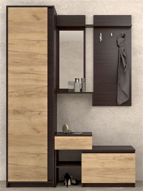 ᐉ Прихожая Мастер Форм Брайт 1420х376х2000 мм Венге магия/Дуб крафт золотой