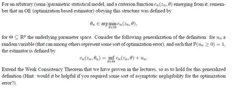 For An Arbitrary Semi Parametric Statistical Model