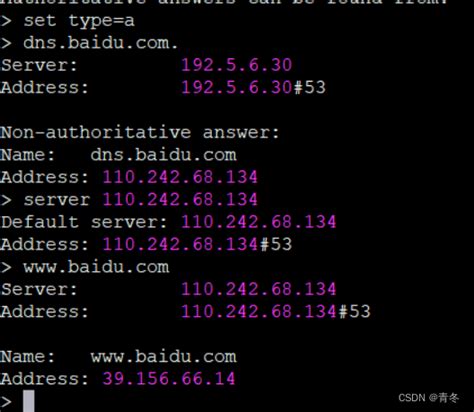 Linux Dns 解析与配置 Nslookup使用 与 Etcnf文件的配置 Csdn博客