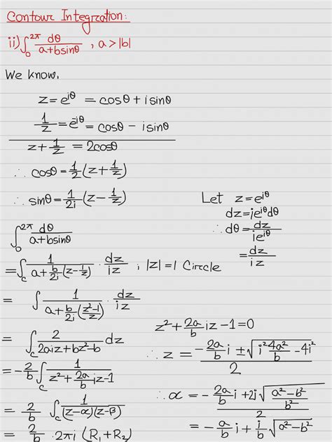 Contour Integration Pdf