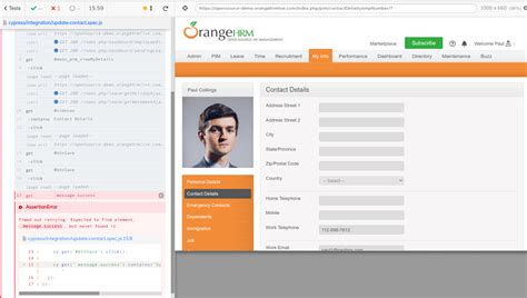 4120 Regression Using Cypress Does Not Display Success Message When