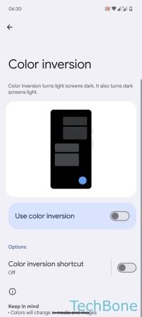 How To Turn On Off Colour Inversion Android Manual Techbone