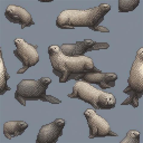 Pixel Art Seal Pictures Freepik