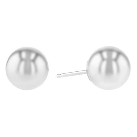 Sterling Silver Ball Stud Earrings 8 Mm Borsheims