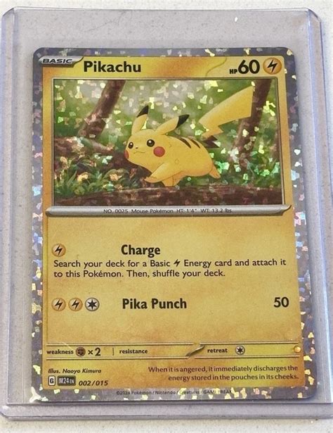 2025 Mcdonalds PokÉmon Pikachu Promo Card Holo 002015 £595 Picclick Uk