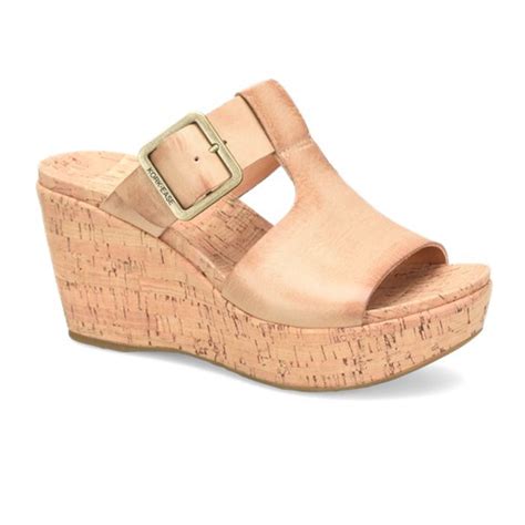Kork Ease Andi Wedge Sandal Women Natural Barley The Heel Shoe Fitters