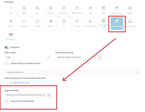 Link To Table Tabidoo Help Center
