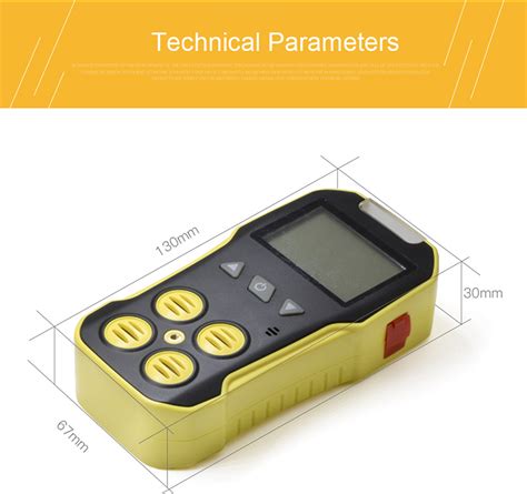 O2 H2s Co Lel 4 In 1 Portable Multi Gas Detector Combustible Gas Leak Detector Win Sensors