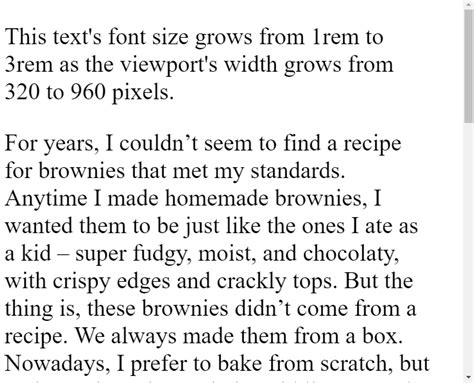 Css Scale Text Size