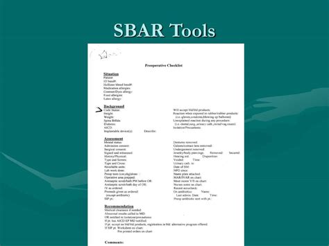 Ppt Sbar Powerpoint Presentation Free Download Id401964