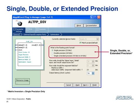 Ppt Using Variable Precision Dsp Block And Designing With Floating