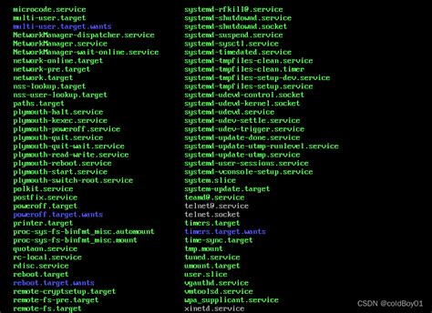 linux 系统服务管理 centos查看启动失败的服务 csdn博客