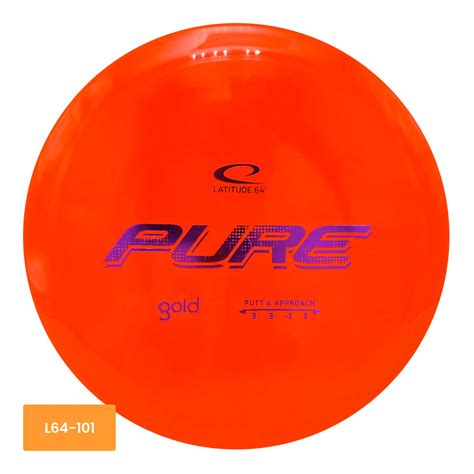 Latitude 64 Gold Pure Putter And Approach Disc Golf Star