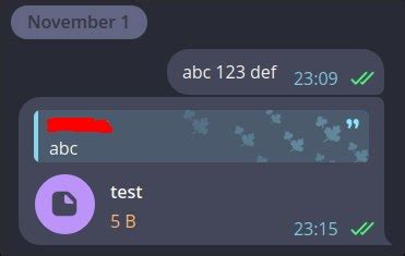 Issue With Quote Replying With A File Issue Telegramdesktop Tdesktop GitHub