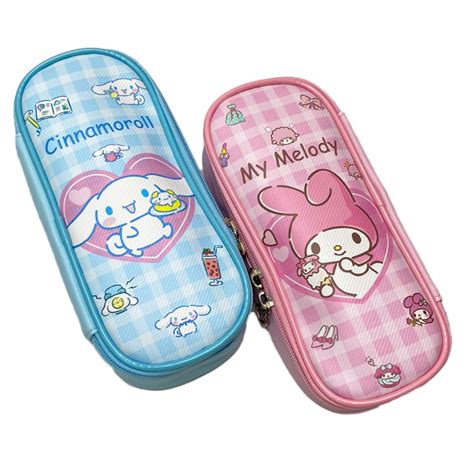 산리오 캐릭터 필통 학용품 케이스 문구케이스 4가지 캐릭터 카멜