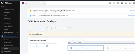Can I Use Unity Build Automation With Unity Version Control Git