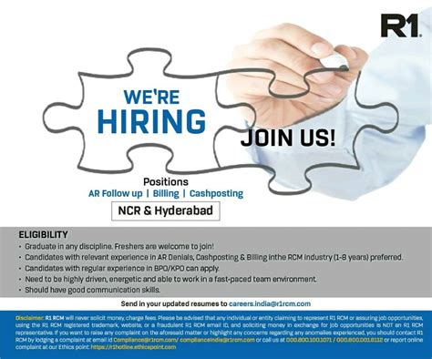 Rishika Gautam Kapoor On Linkedin R1rcm Jobalert Hiringnow Jobvacancy