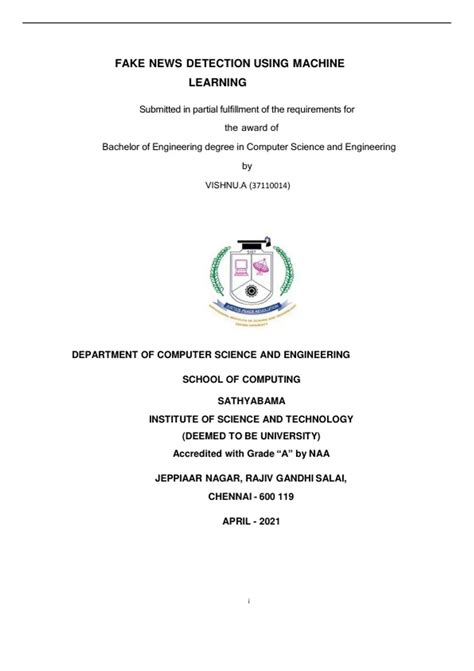 Fake News Detection Using Machine Learning Engineering Stuvia Us