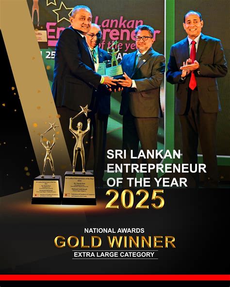 Dbl ශ්‍රී ලංකා වානිජ මණ්ඩලය විසින් පිරිනමනු ලබන මහා පරිමාණ අංශයේ ජාතික තලයේ හොදම ව්‍යවසායකයාට