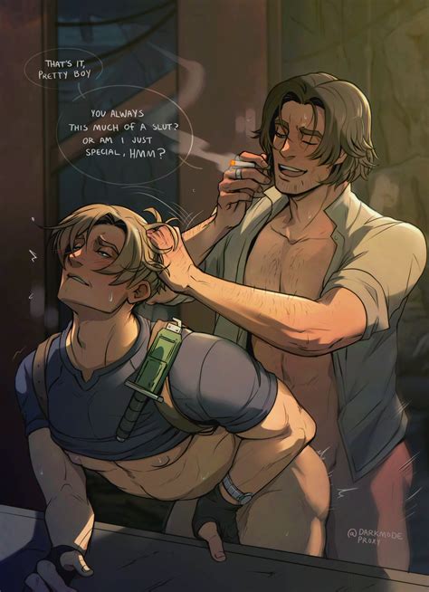 Leon S Kennedy And Luis Sera Resident Evil And 2 More Drawn By