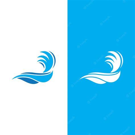 Premium Vector Wave Beach Vector Illustration Design