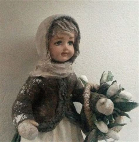 Елочная ватная игрушка 12 месяцев Падчерица ПРОДАНО в интернет магазине Ярмарка Мастеров по