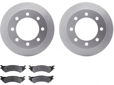 Brake Pad And Rotor Kit Rear For 2001 2002 Ford E250 Econoline