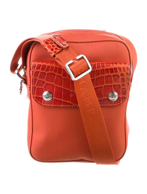 Longchamp Nylon Crossbody Bag Orange Crossbody Bags Handbags