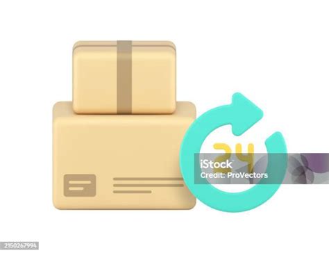소포 배달 택배화물 서비스 항상 사용 가능한 3d 아이콘 현실적인 벡터 일러스트 레이 션 광고에 대한 스톡 벡터 아트 및 기타 이미지 광고 긴급 개념 누름 버튼