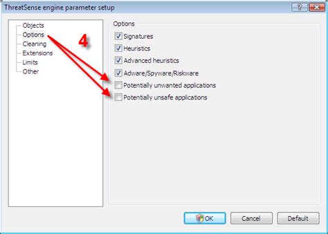 KB2198 How Do I Configure My Windows ESET Security Product To Detect Or Ignore Unwanted Or