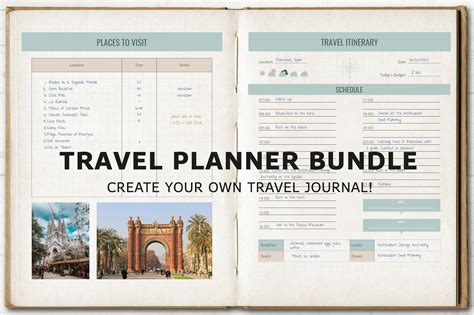 canva travel planner templates
