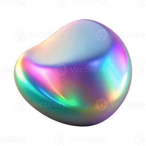 Beautiful Artistic Holographic Gradient Mesh Overlay Isolated Element