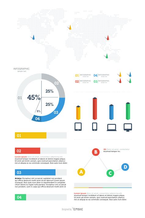 Excel图表模板免费下载 40个免费的信息图表模板下载 Csdn博客