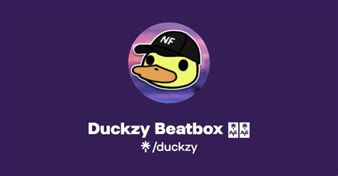 Duckzy Beatbox 🇧🇷 Twitter Instagram Linktree