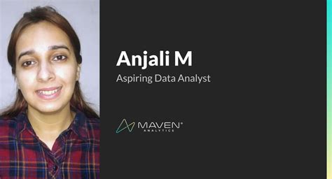 anjali m s data analytics profile maven analytics