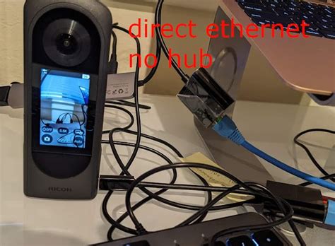 How To Connect Theta X With Ethernet No Hub Camera Hardware And Software Camera 360 Developer