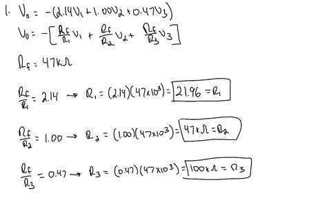 Given circuit shown in with Rf kΩ design Chegg com