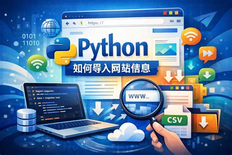 Python如何导入网站信息 Python如何导入网站信息