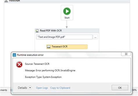 Google OCR Tesspreprocesserror Help UiPath Community Forum