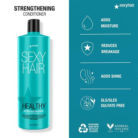 Healthy Sexyhair Strengthening Shampoo And Conditioner Planet Beauty